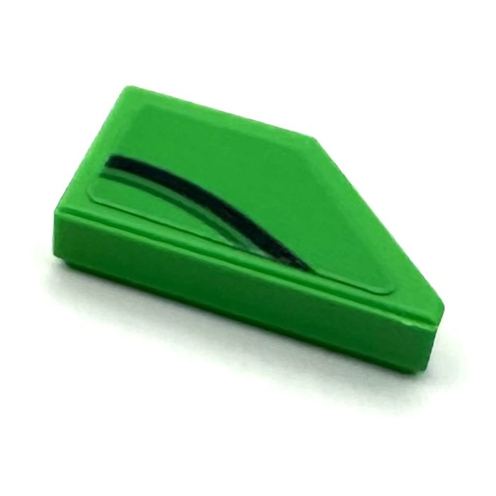 LEGO Tile 1 x 2 45° Angled Cut Left (5091) | Brick Owl - LEGO Marketplace