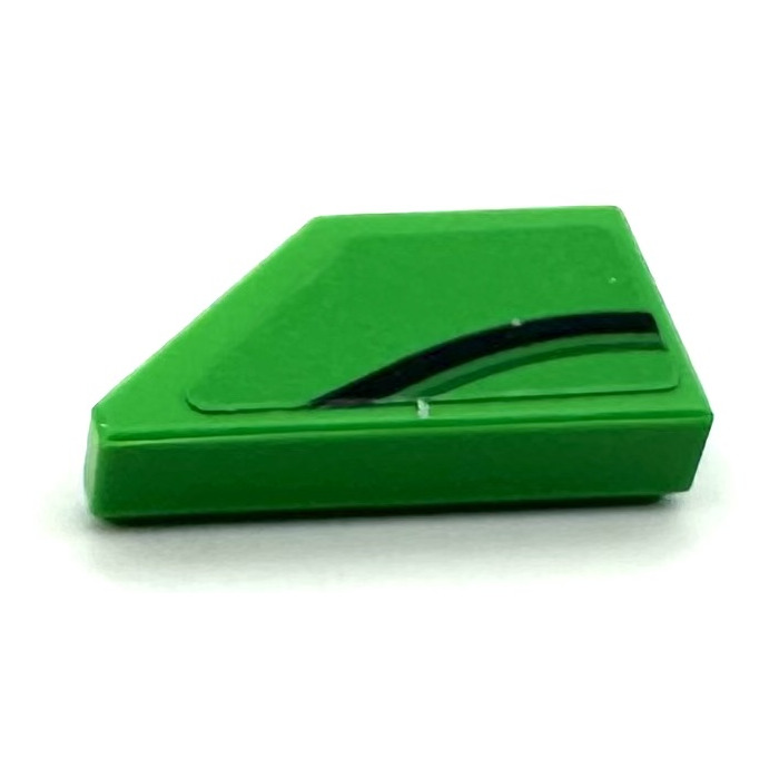 LEGO Tile 1 x 2 45° Angled Cut Right (5092) | Brick Owl - LEGO Marketplace