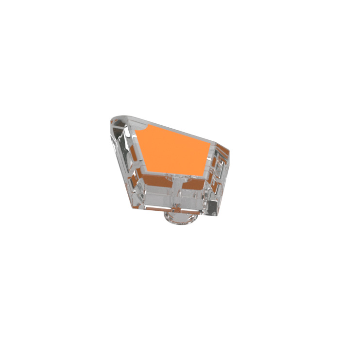 LEGO Tile 1 x 2 Diamond with Orange (35649 / 113650) | Brick Owl