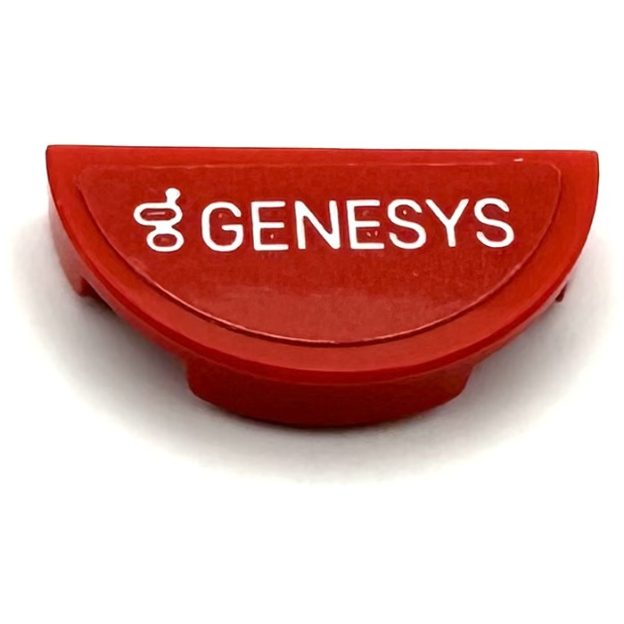 LEGO Tile 1 x 2 Half Circle (1748) | Brick Owl - LEGO Marketplace