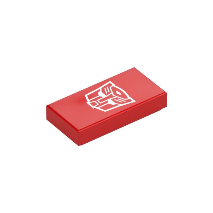 LEGO Tile 1 x 2 with Autobots Logo with Groove (3069 / 112232) | Brick Owl