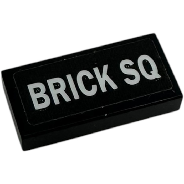 LEGO Tile 1 x 2 with 'BRICKS SQ' Sticker with Groove | Brick Owl - LEGO ...