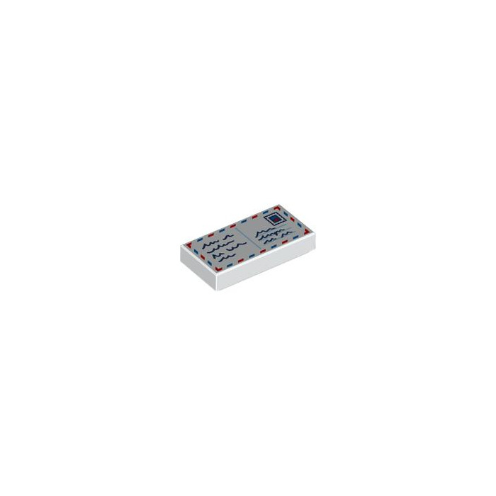 LEGO Tile 1 x 2 with Postcard with Groove (3069 / 106028) | Brick Owl