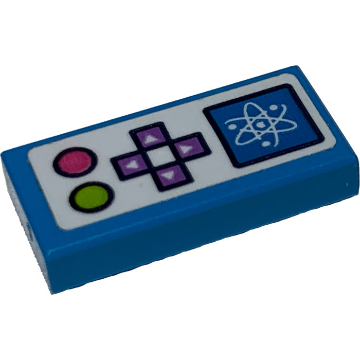 LEGO Tile 1 x 2 with Radio Controls, Red and Green Buttons Sticker with ...