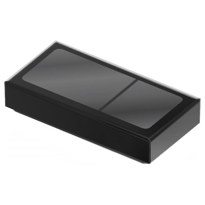 LEGO Tile 1 x 2 with Wing Mirror Sticker with Groove (3069) | Brick Owl ...