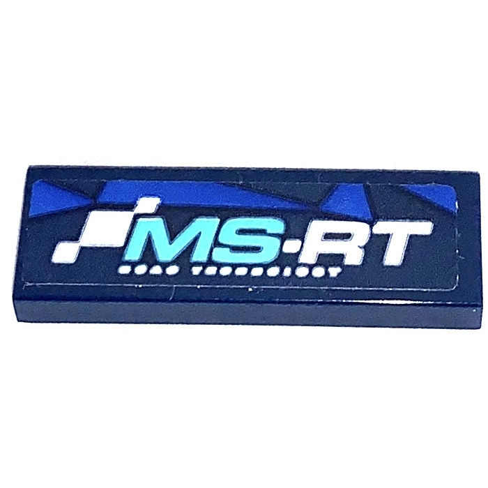 LEGO Tile 1 x 3 with MS-RT Sticker (63864) | Brick Owl - LEGO Marketplace