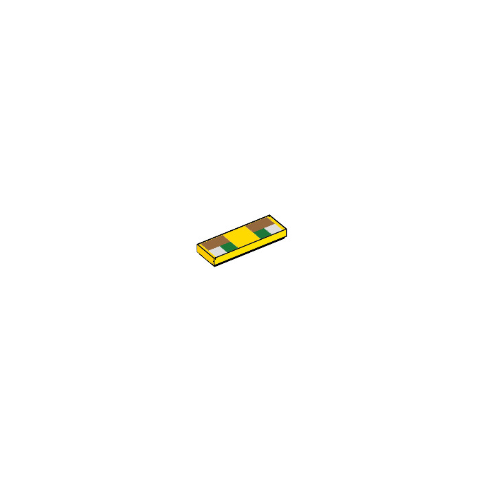 LEGO Tile 1 x 3 with Pixelated Eyes (63864 / 66769) | Brick Owl - LEGO ...