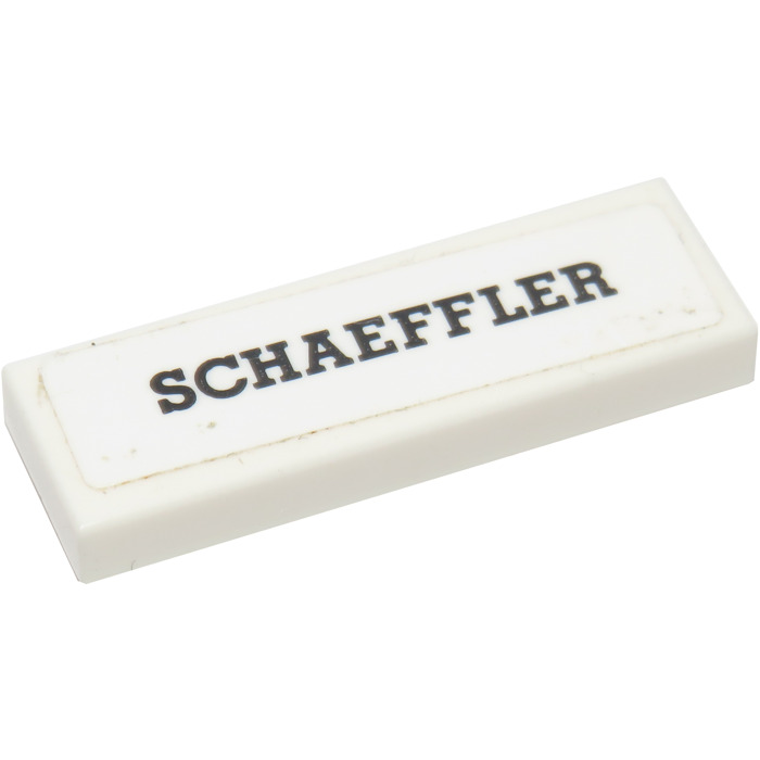 LEGO Tile 1 x 3 with SCHAEFFLER Sticker (63864) | Brick Owl - LEGO ...