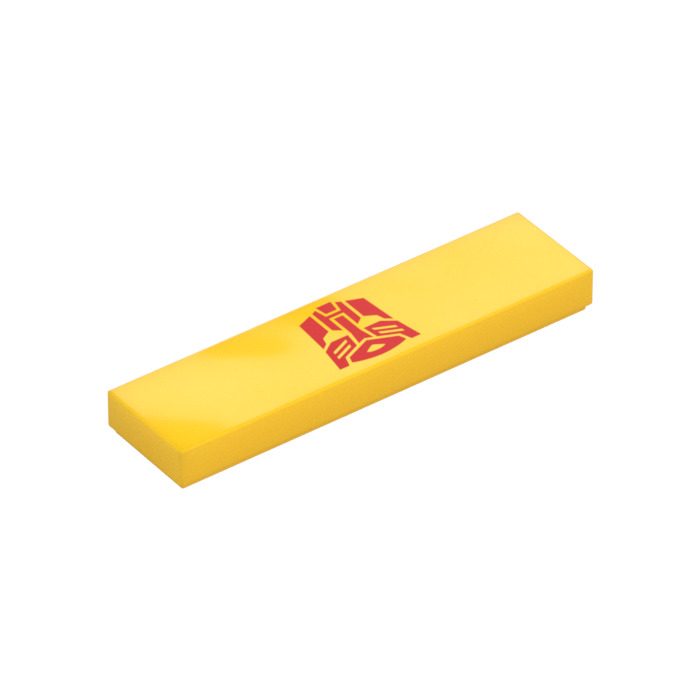 LEGO Tile 1 x 4 with Autobots Logo (2431 / 112227) | Brick Owl