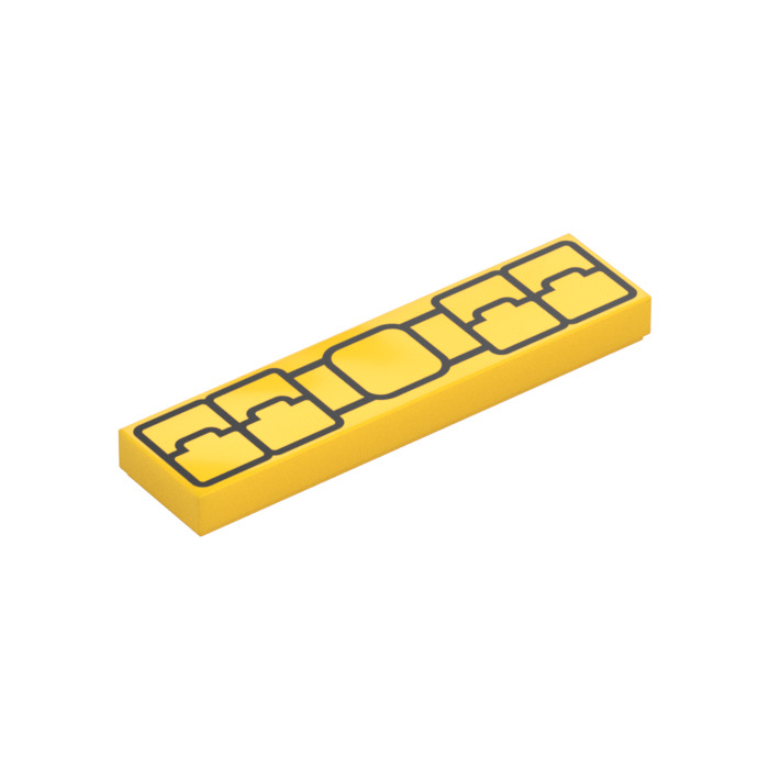 LEGO Tile 1 x 4 with Batman Belt Pouches (33608 / 108797) | Brick Owl ...