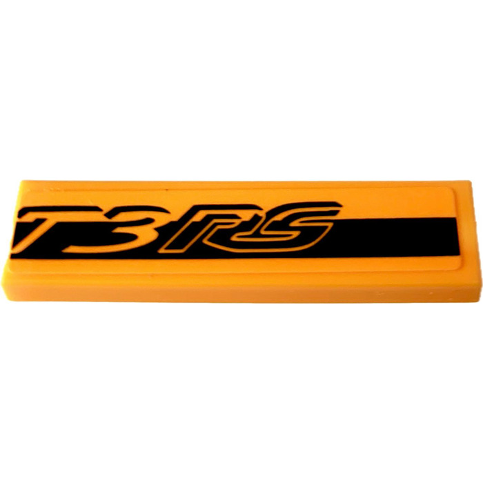 LEGO Tile 1 x 4 with T3RS Sticker (2431) | Brick Owl - LEGO Marketplace