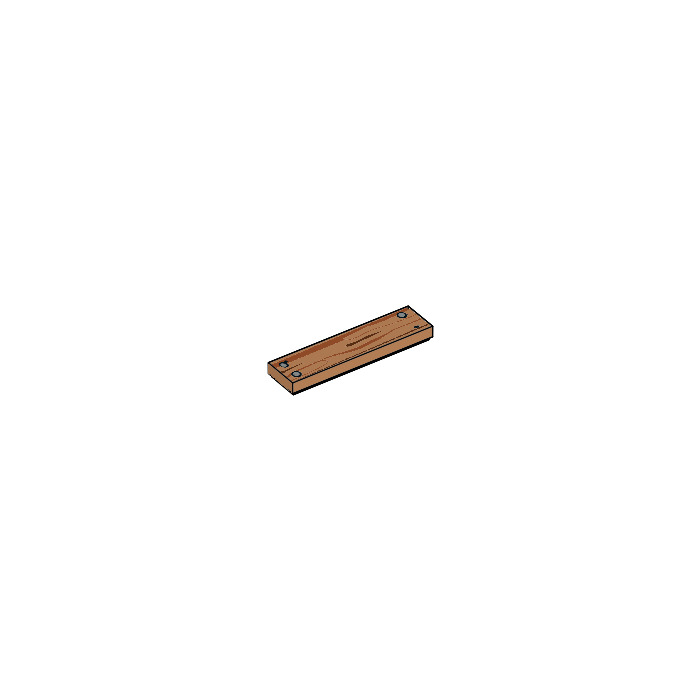 LEGO Tile 1 x 4 with Wooden Plank with 3 Nails (2431 / 26583) | Brick ...