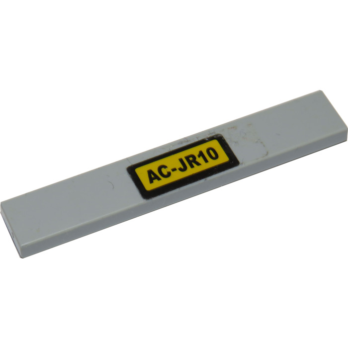 LEGO Tile 1 x 6 with AC-JR10 Sticker (6636) | Brick Owl - LEGO Marketplace