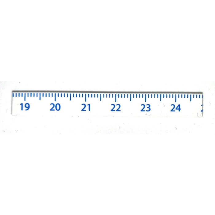 LEGO Tile 1 x 8 with Ruler cm 18.6 - 25 (4162) | Brick Owl - LEGO ...