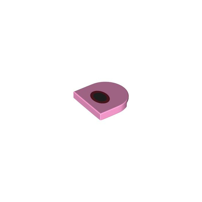 LEGO Tile 2 x 2 Half Oval with Pua Nostril (5520) | Brick Owl