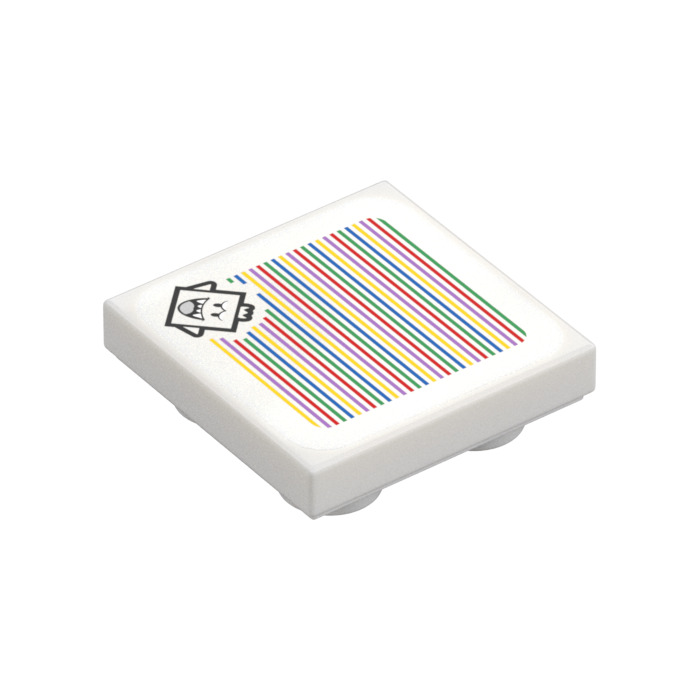 LEGO Tile 2 x 2 Inverted with King Boo Scanner Code (11203) | Brick Owl