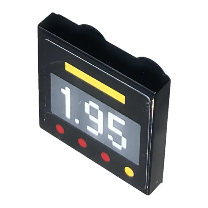 LEGO Tile 2 x 2 Inverted with Race Monitor 1.95 Sticker (11203) | Brick ...