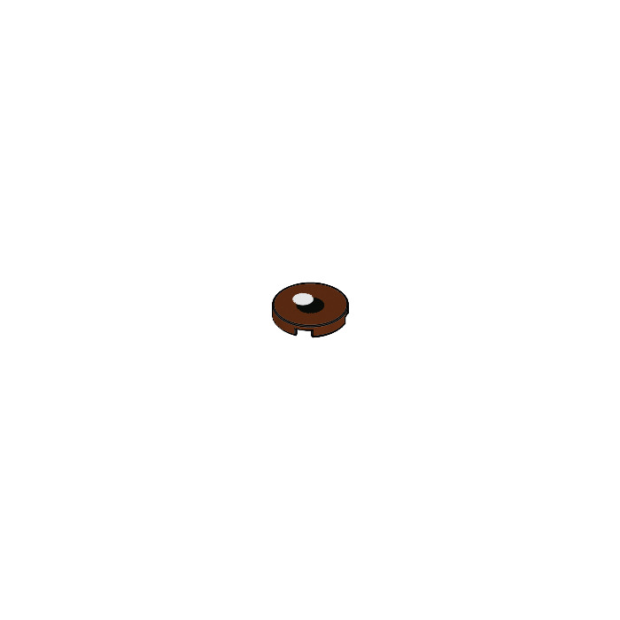 LEGO Tile 2 x 2 Round with Eye with Bottom Stud Holder (14769 / 68372 ...