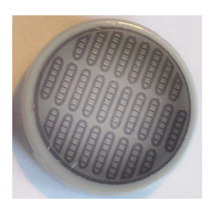 LEGO Tile 2 x 2 Round with Grate Sticker with "X" Bottom (4150) | Brick ...