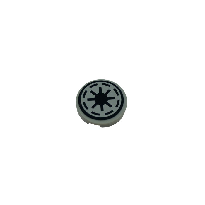 LEGO Tile 2 x 2 Round with Star Wars Republic Logo Sticker with "X ...