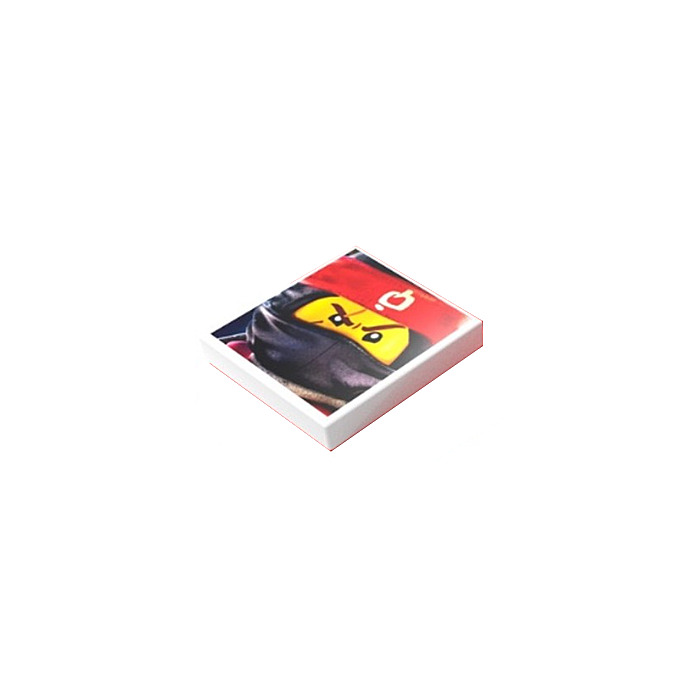 LEGO Tile 2 x 2 with Kai Face with Groove (3068) | Brick Owl - LEGO ...