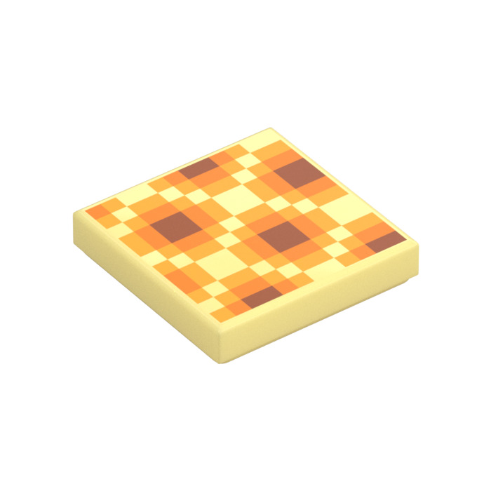 LEGO Tile 2 x 2 with Minecraft Honeycomb Block with Groove (3068 / ...