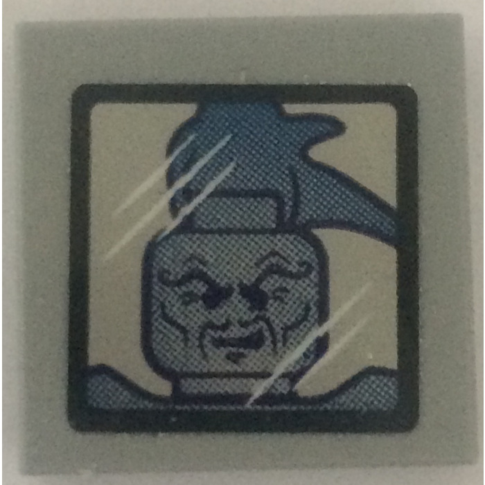 LEGO Tile 2 x 2 with Nadakhan Image in Mirror Sticker with Groove (3068 ...