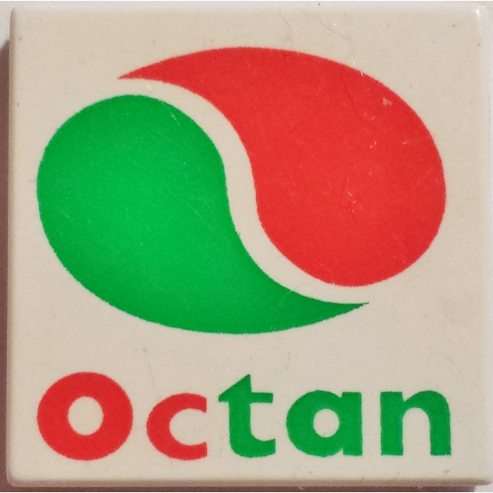 LEGO Tile 2 x 2 with Octan Logo with Groove (3068) | Brick Owl - LEGO ...