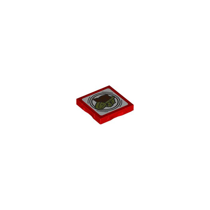 LEGO Tile 2 x 2 with SMART Play Tag with Dewback (102349 / 113617 ...