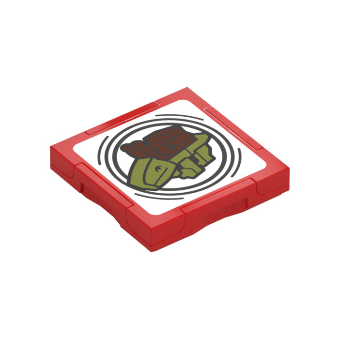 LEGO Tile 2 x 2 with SMART Play Tag with Dewback (102349 / 113617 ...