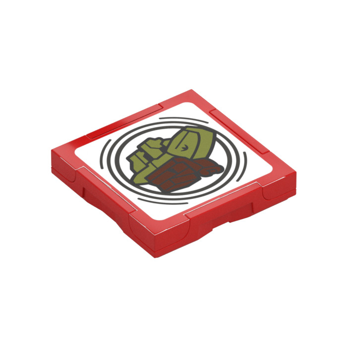 LEGO Tile 2 x 2 with SMART Play Tag with Dewback (102349 / 113617 ...
