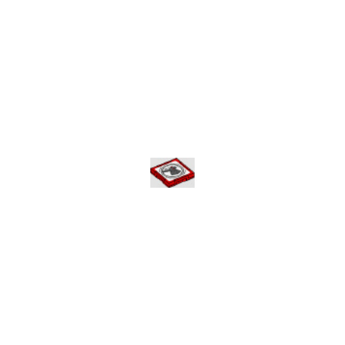 LEGO Tile 2 x 2 with SMART Play Tag with Imperial Turret (102349 / ...