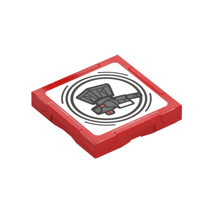 LEGO Tile 2 x 2 with SMART Play Tag with Imperial Turret (102349 / ...