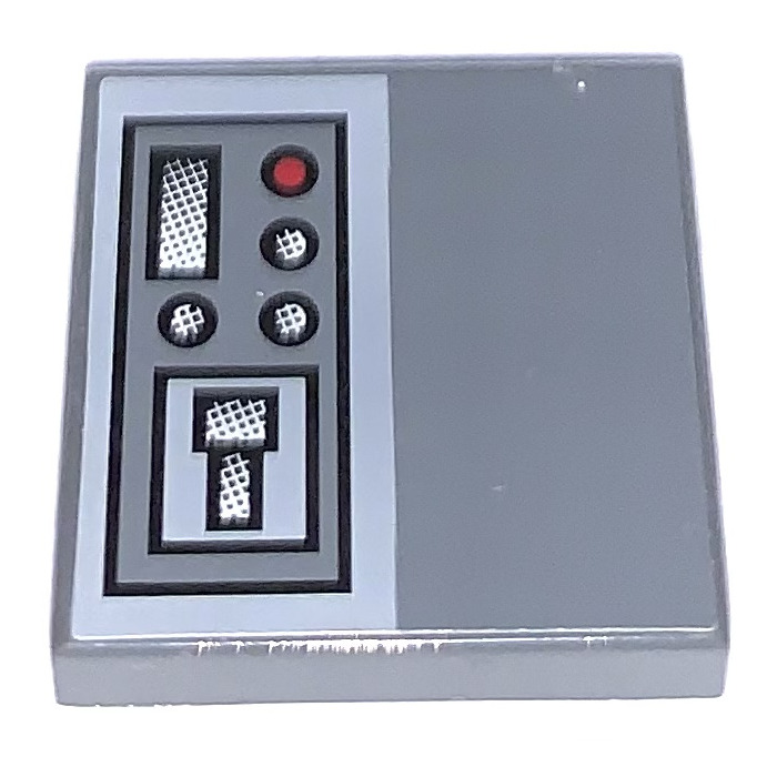 LEGO Tile 2 x 2 with Starfighter Buttons and Indicators (Model Right ...