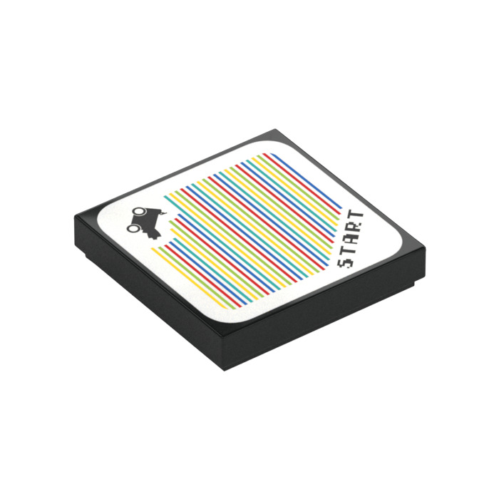 LEGO Tile 2 x 2 with Super Mario Scanner Code Biddybuggy / Wild Wiggler ...