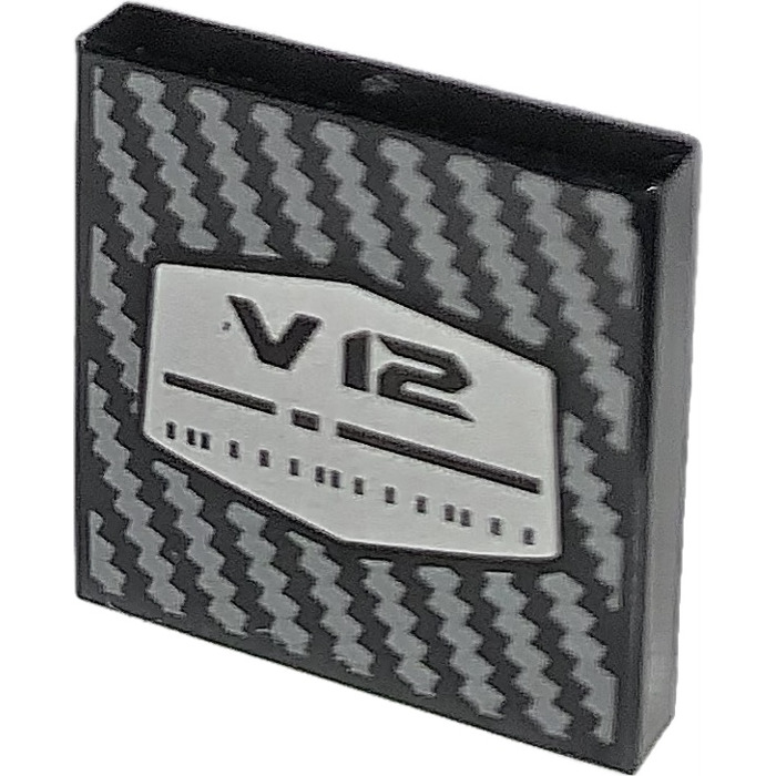 LEGO Tile 2 x 2 with V12 with Groove (3068 / 68206) | Brick Owl - LEGO ...