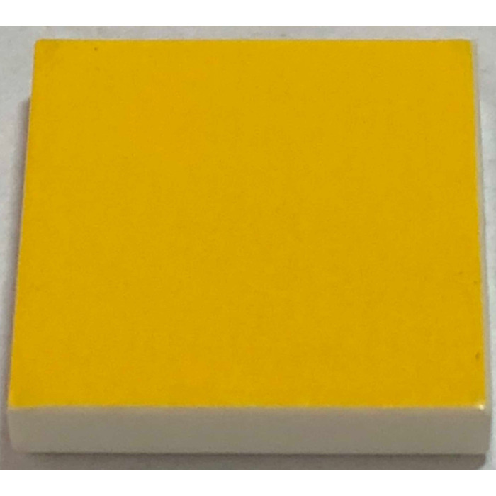 LEGO Tile 2 x 2 with Yellow with Groove (3068) | Brick Owl