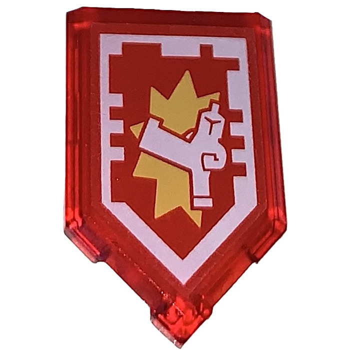 LEGO Tile 2 x 3 Pentagonal with Kickboxing Knight (22385) | Brick Owl ...