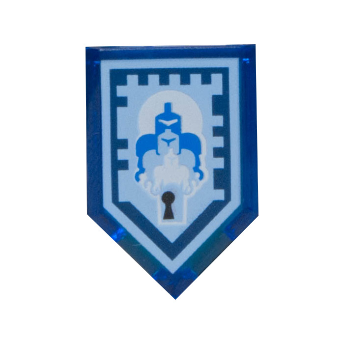 LEGO Tile 2 x 3 Pentagonal with Shrink Surprise Power Shield (22385 ...