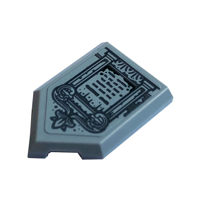 LEGO Tile 2 x 3 Pentagonal with Tombstone Sticker (22385) | Brick Owl ...