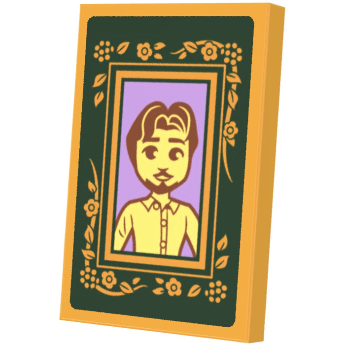 LEGO Tile 2 x 3 with Framed Portrait Sticker (26603) | Brick Owl - LEGO ...
