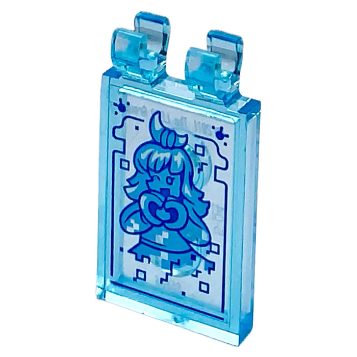 LEGO Tile 2 x 3 with Horizontal Clips with Mei Character Picture ...