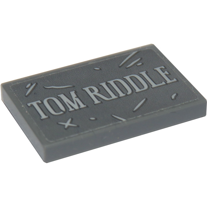 LEGO Tile 2 x 3 with 'TOM RIDDLE' Headstone Sticker (26603) | Brick Owl ...