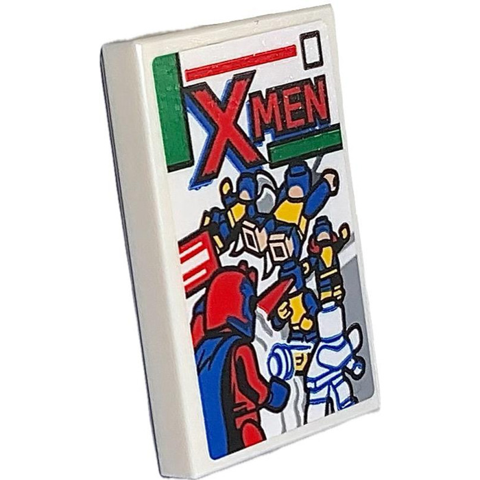 LEGO Tile 2 x 3 with X Men Comic Sticker (26603) | Brick Owl - LEGO ...