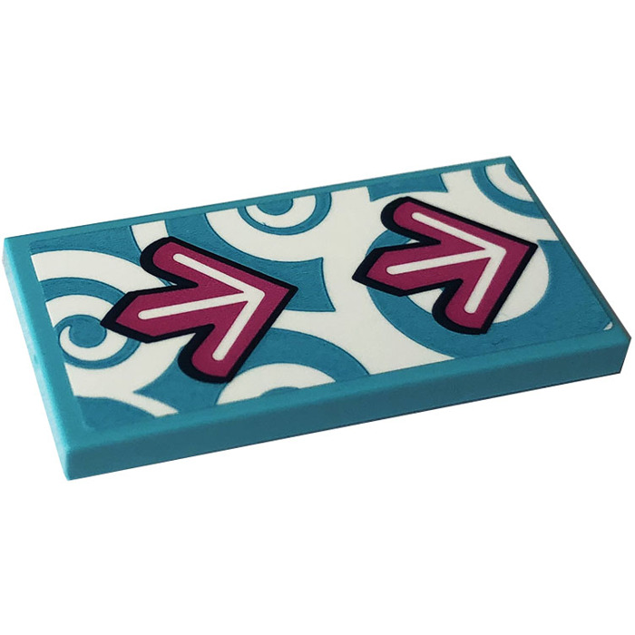 LEGO Tile 2 x 4 with Arrows, Spirals Sticker (87079) | Brick Owl - LEGO ...
