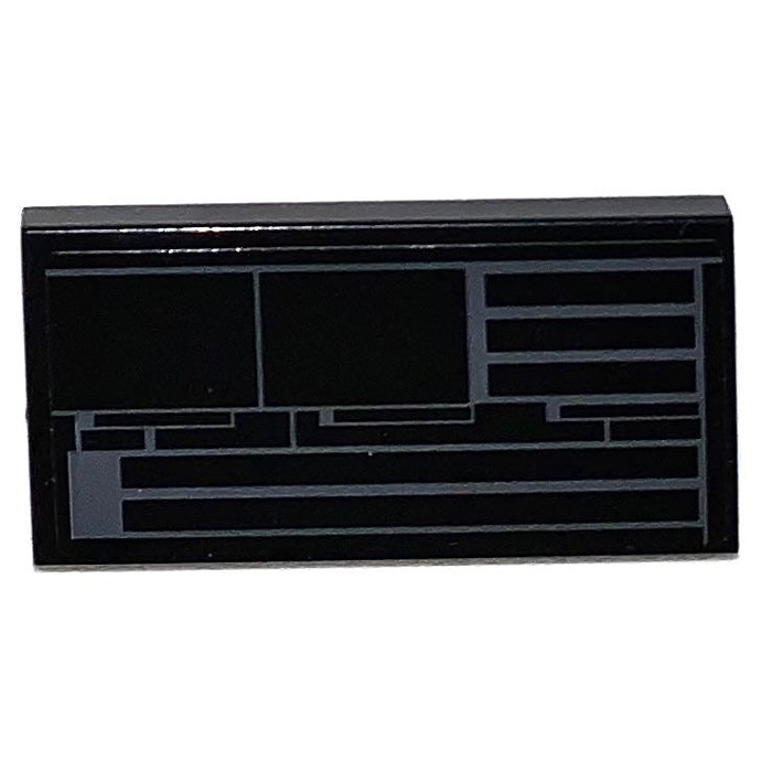 LEGO Tile 2 x 4 with Back door right Sticker (87079) | Brick Owl - LEGO ...