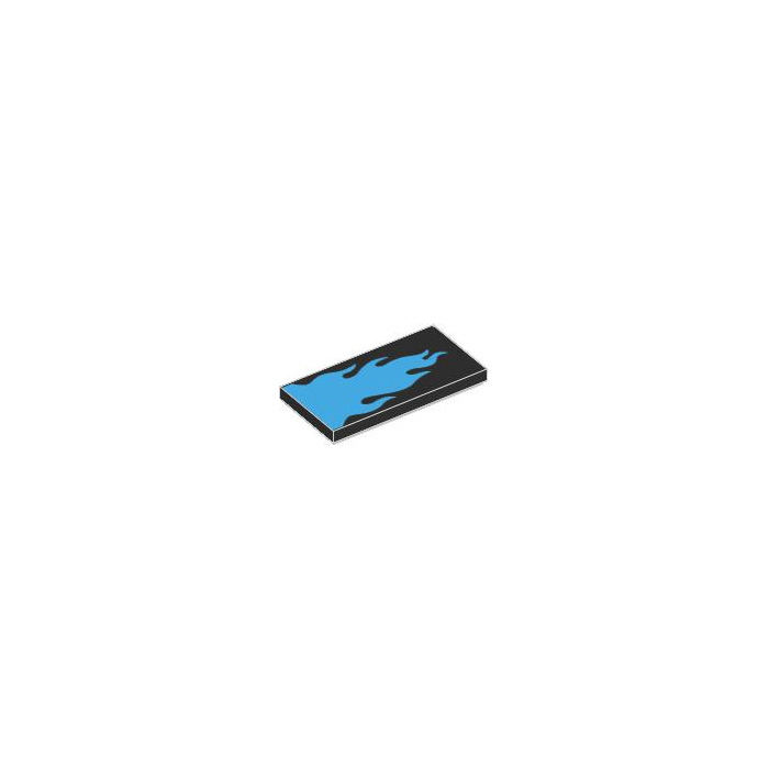 LEGO Tile 2 x 4 with Blue Flame (87079 / 105294) | Brick Owl - LEGO ...