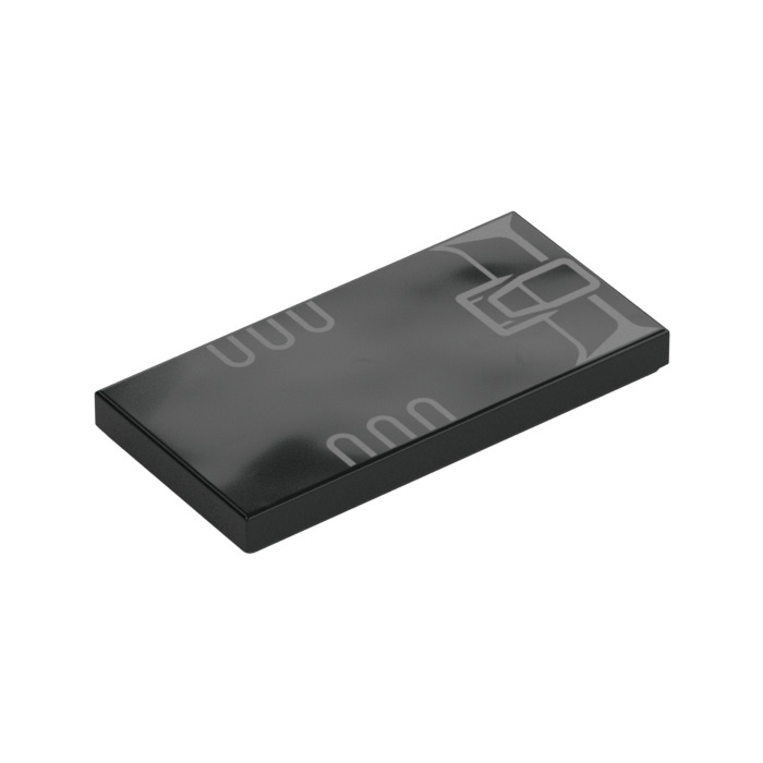 LEGO Tile 2 x 4 with Bumblebee Upper Leg Lines (87079 / 109586) | Brick ...