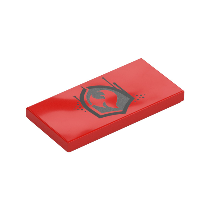 LEGO Tile 2 x 4 with Fire Logo (87079 / 111378) | Brick Owl