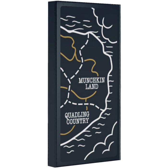 LEGO Tile 2 x 4 with Half a Map Showing ‘MUNCHKIN LAND’ Sticker (87079 ...